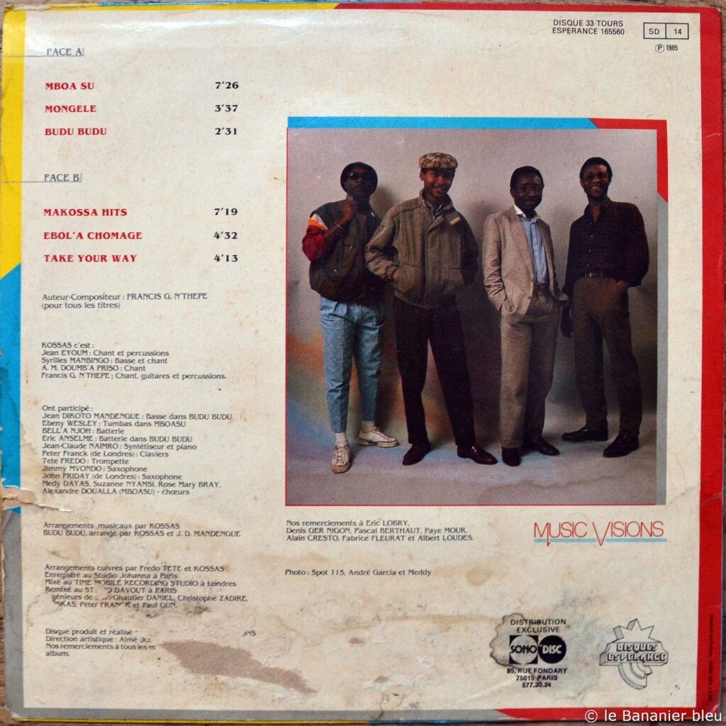 Makossa Hits - Kossas, 1985 - Afro Caribbean Beats