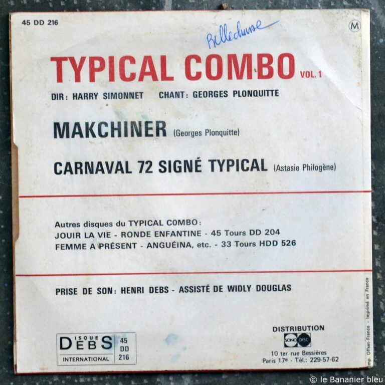 Makchiner En Ka Makchiner Ou… - Typical Combo, 1972 - Afro Caribbean Beats