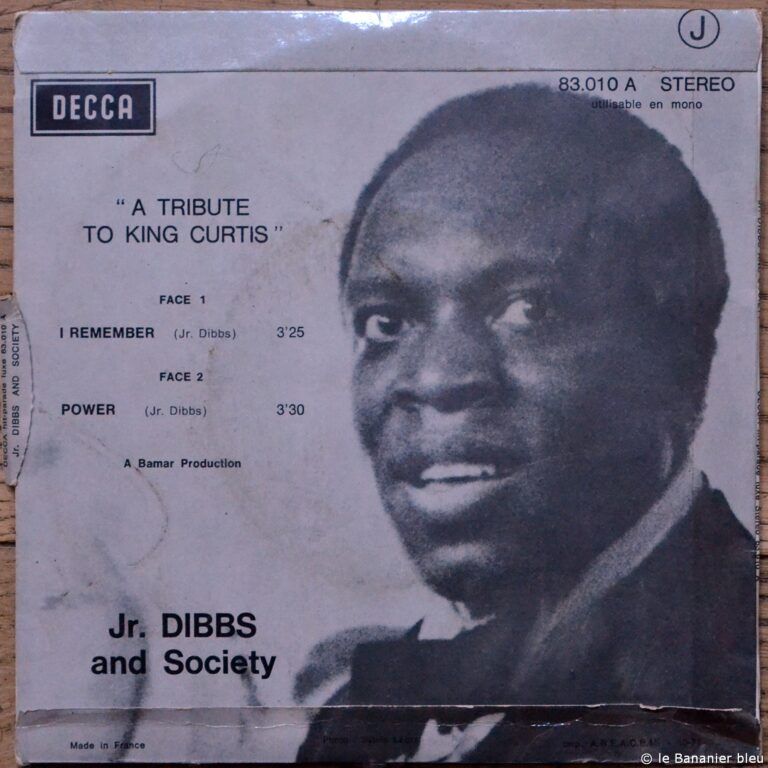 Tribute To King Curtis - Junior Dibbs & Society, 1971 - Afro Caribbean ...