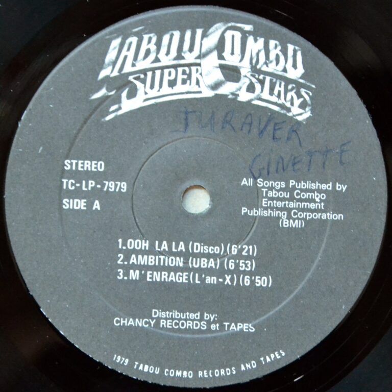 Tabou Combo Superstars - 1979 - Afro Caribbean Beats