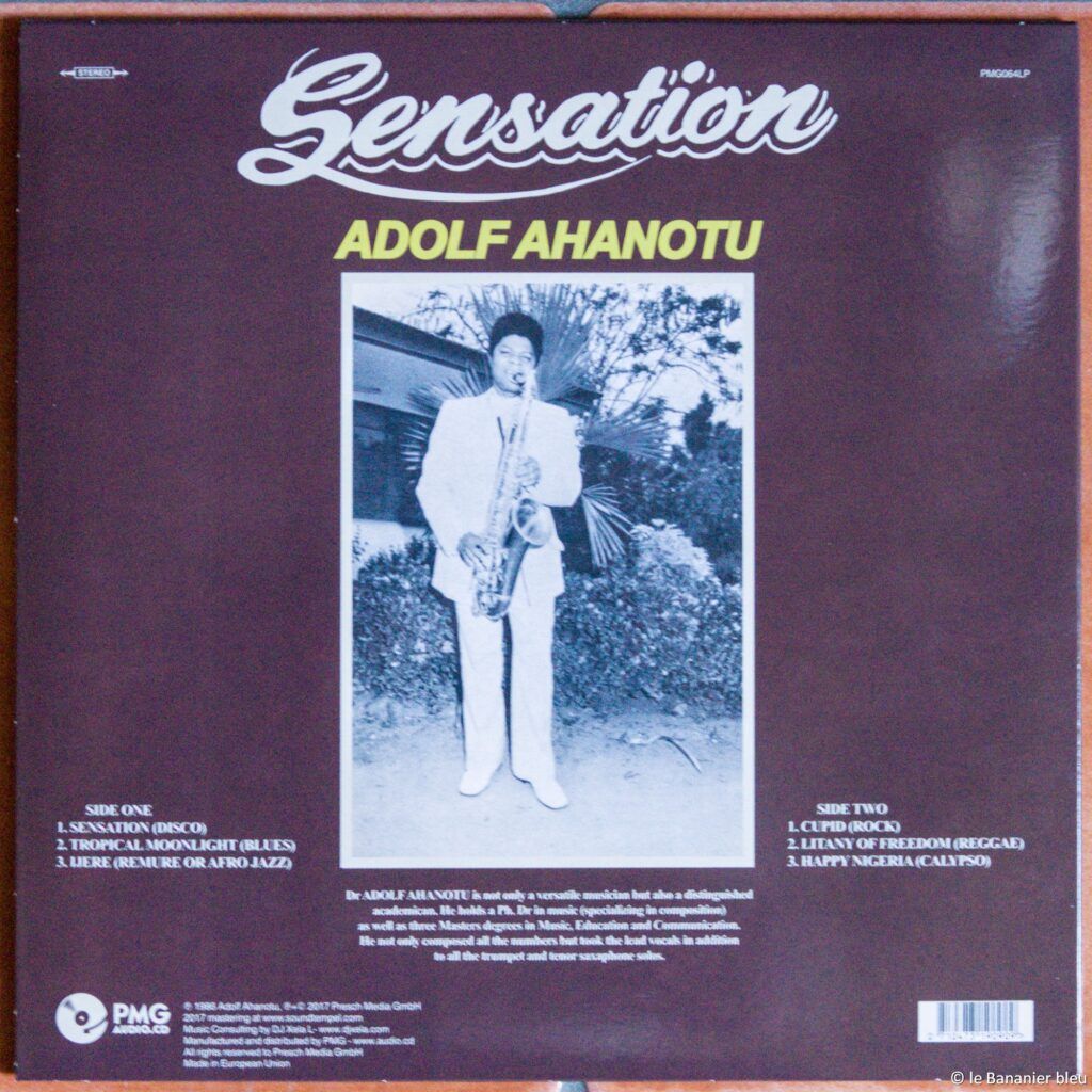 Sensation - Adolf Ahanotu, 1986 - Afro Caribbean Beats