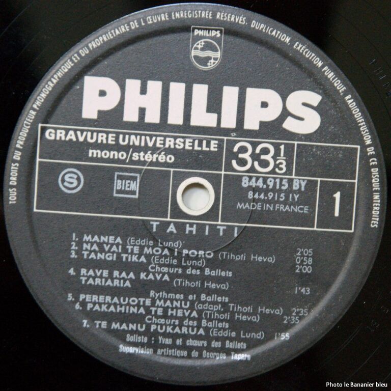 A Vous Tahiti… - Madeleine Moua, 1963 - Afro Caribbean Beats